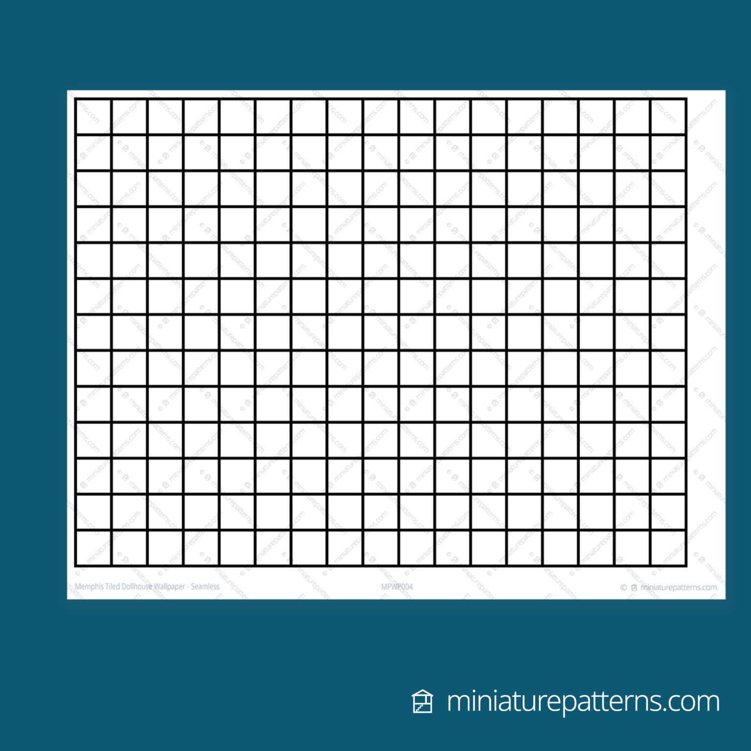 Free Miniature Printables - Miniature Patterns