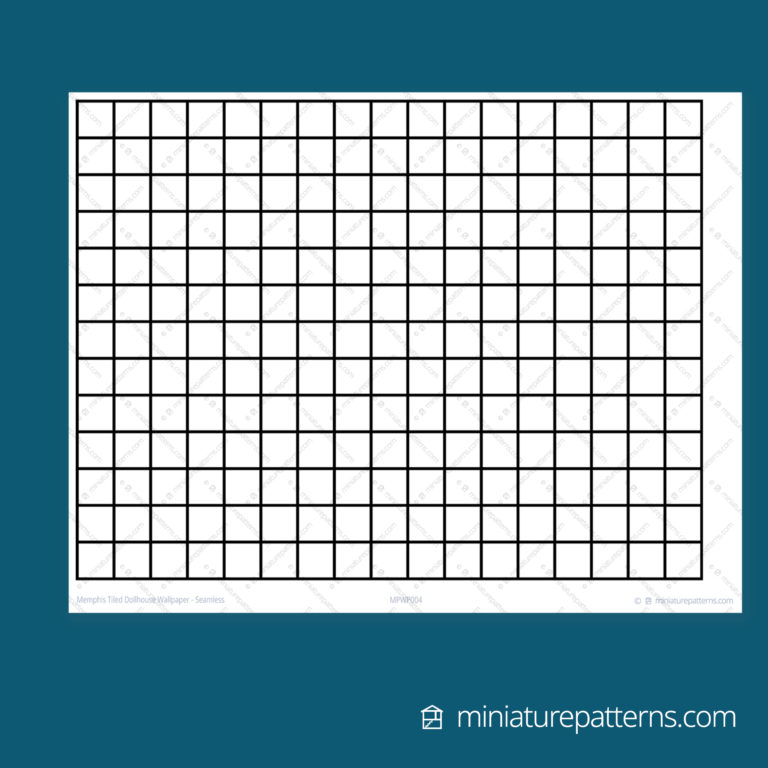 Free Miniature Printables - Miniature Patterns